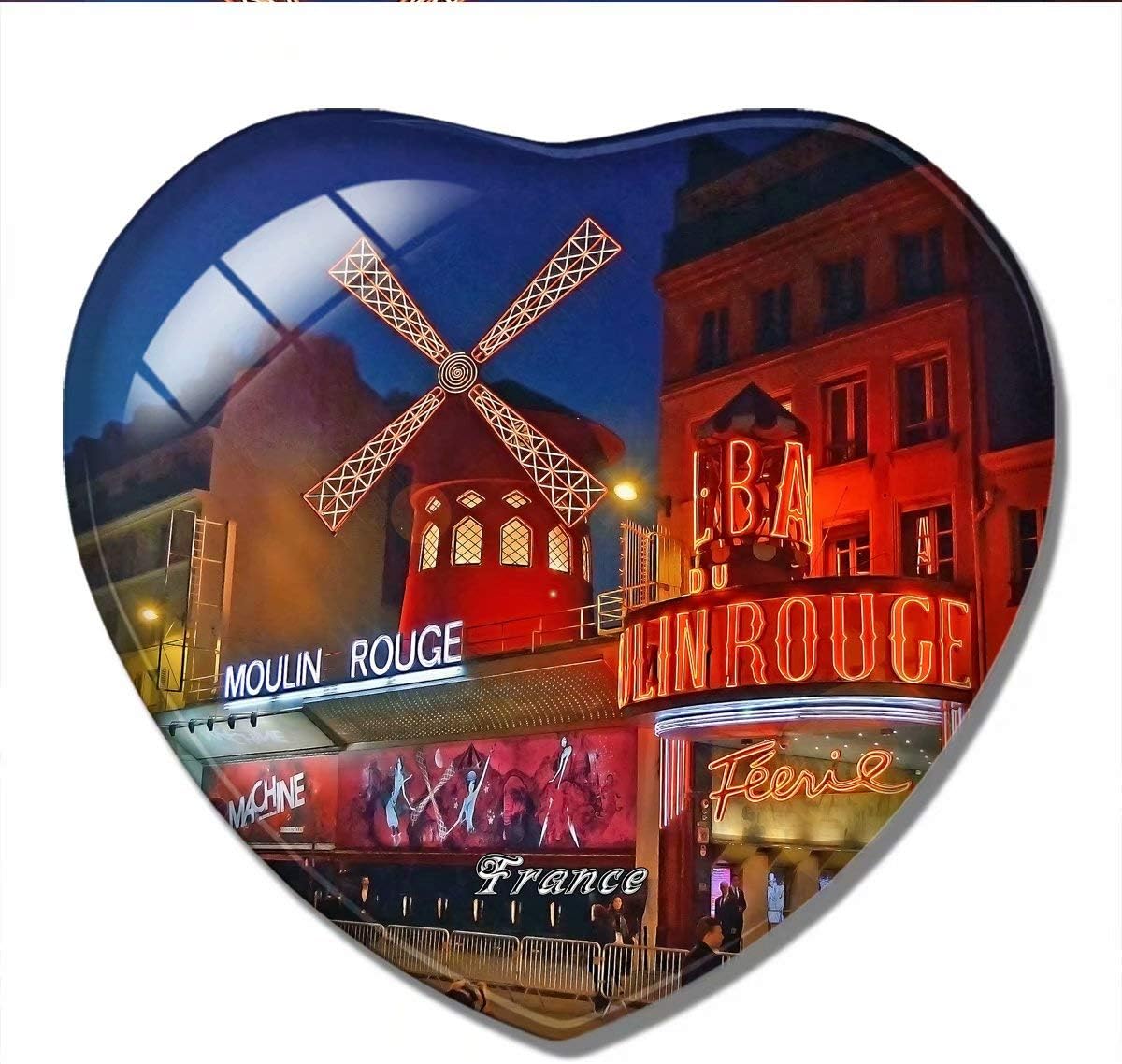 Amazon.com: France Magnet France Moulin Rouge Paris 3D Fridge Magnet ...
