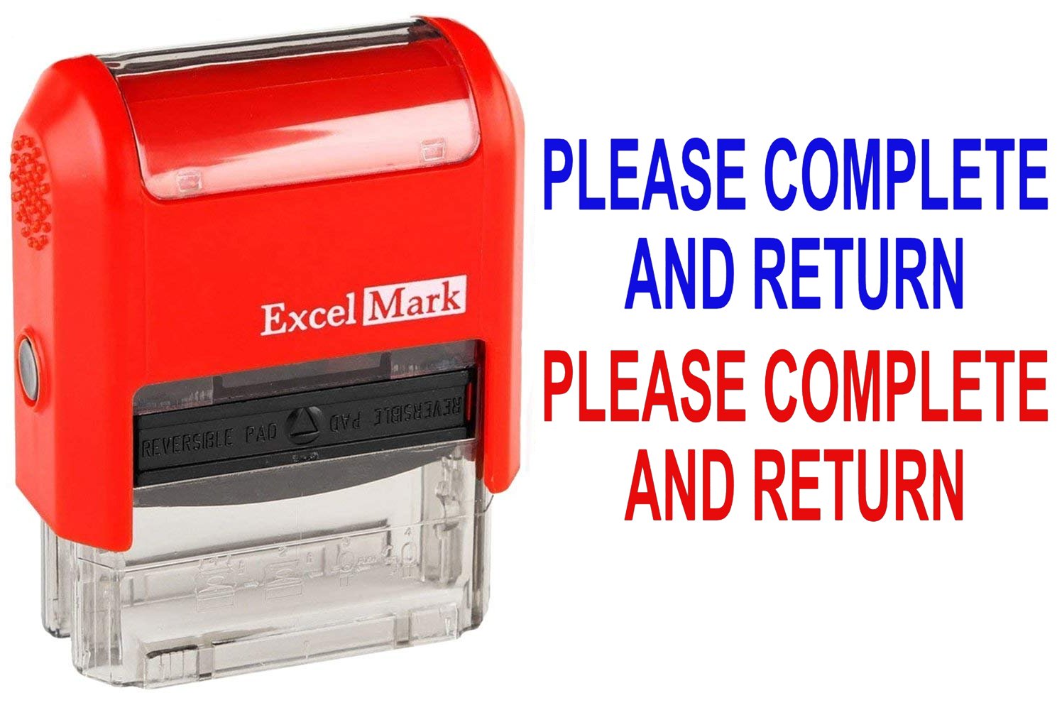 Please Complete and Return - ExcelMark Self-Inking Two-Color Rubber ...