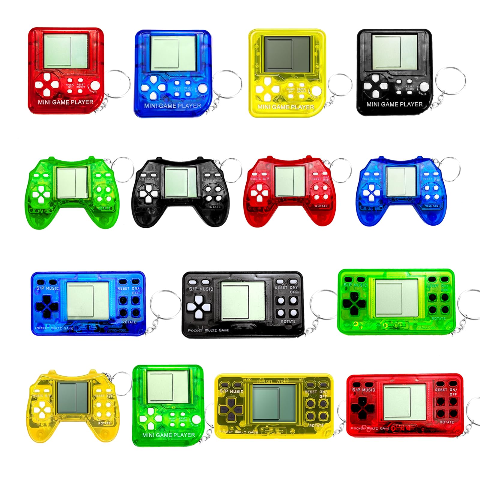 Amazon.com: yuzshin 25Pcs Video Game Keychain Video Game Party Favors ...