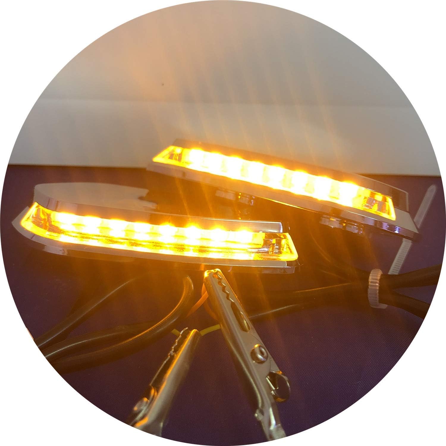 Amazon.com: SMT- R6 Logo LED Signal Lighting Mirror Block Off Base ...