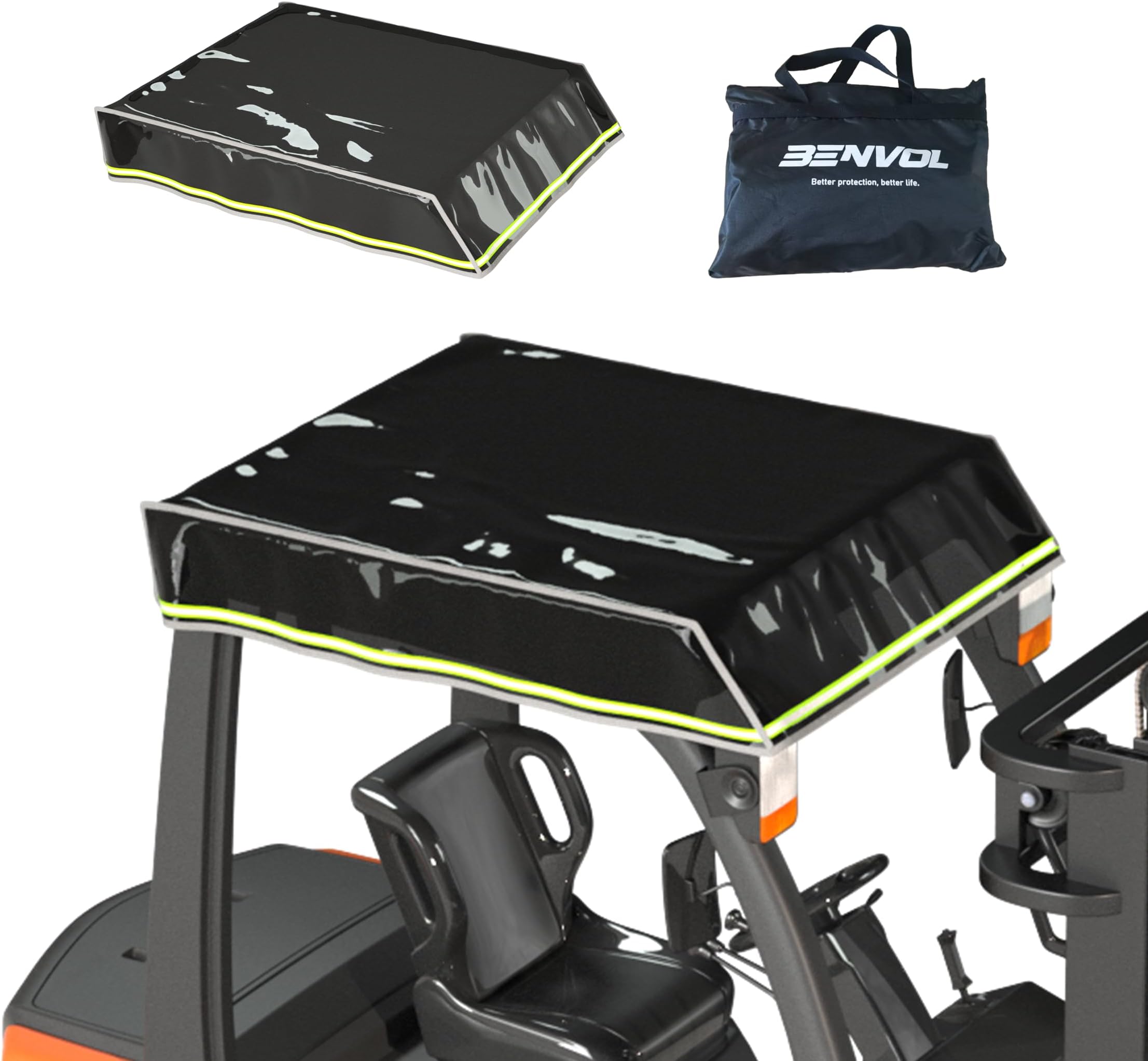 Amazon.com: BENVOL Forklift Cover, Two modes - all season applicable ...
