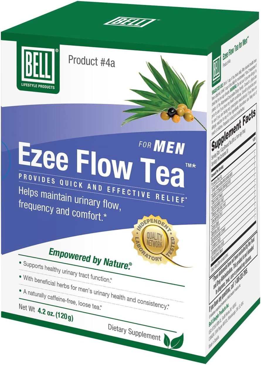 Amazon.com: Bell Ezee Flow Urinary Support Tea for Men -A Natural ...