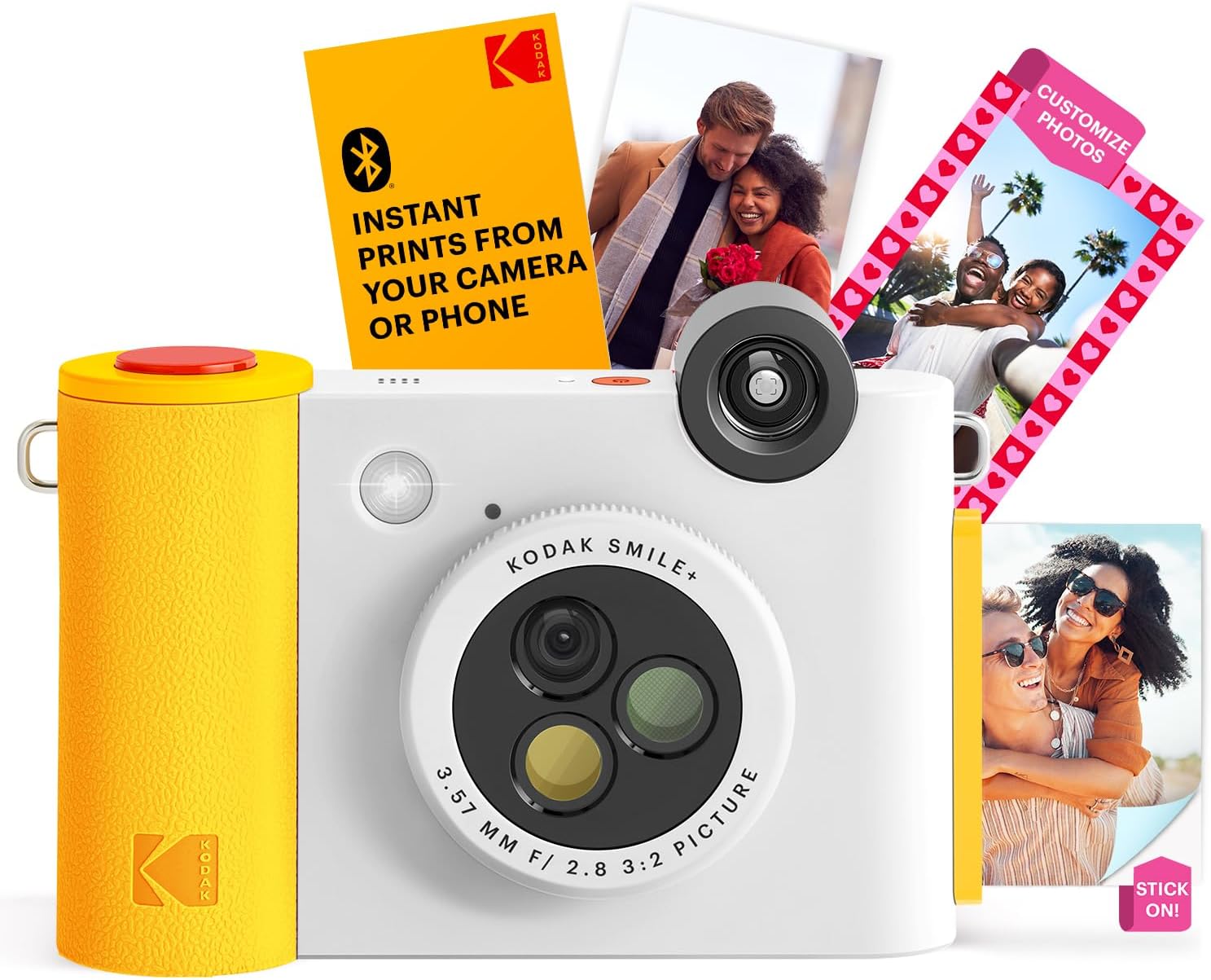 Amazon.com : KODAK Smile+ 2-in-1 Digital Instant Print Camera ...