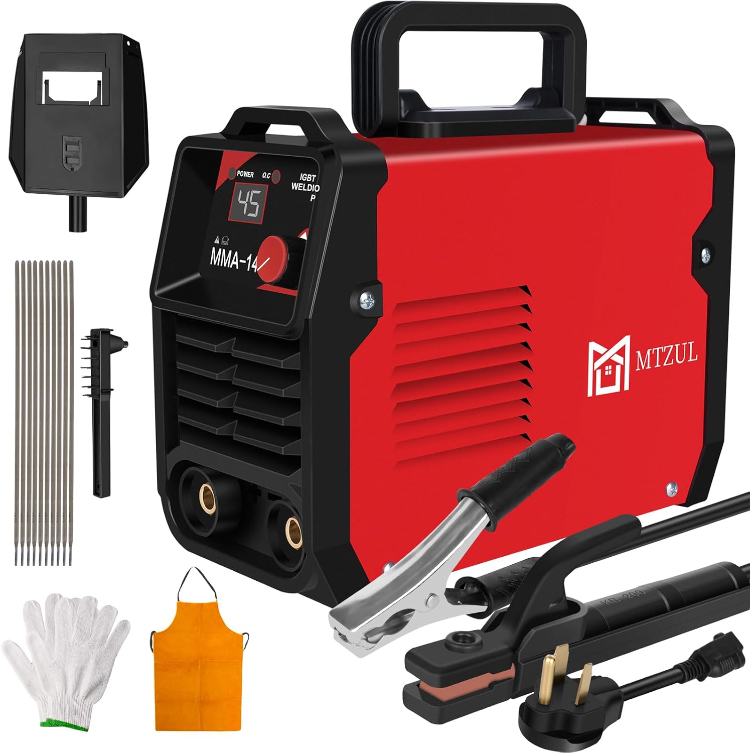 Stick Welder 110v/220v, 140A Portable Welding Machine IGBT Welder ...