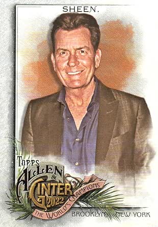 Amazon.com: Charlie Sheen Collectible Trading Card - 2022 Topps Allen ...