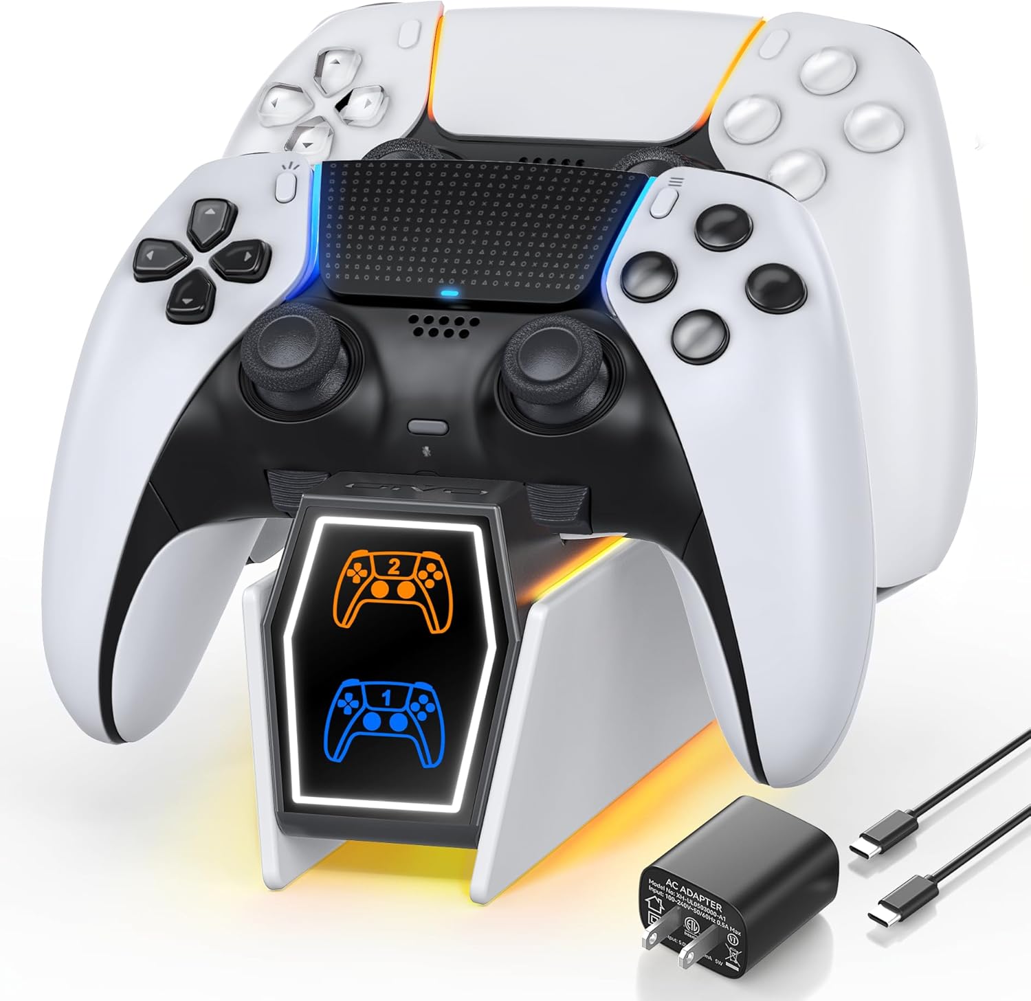 Amazon.com: PS5 Controller Charger Compatible with DualSense & Edge ...
