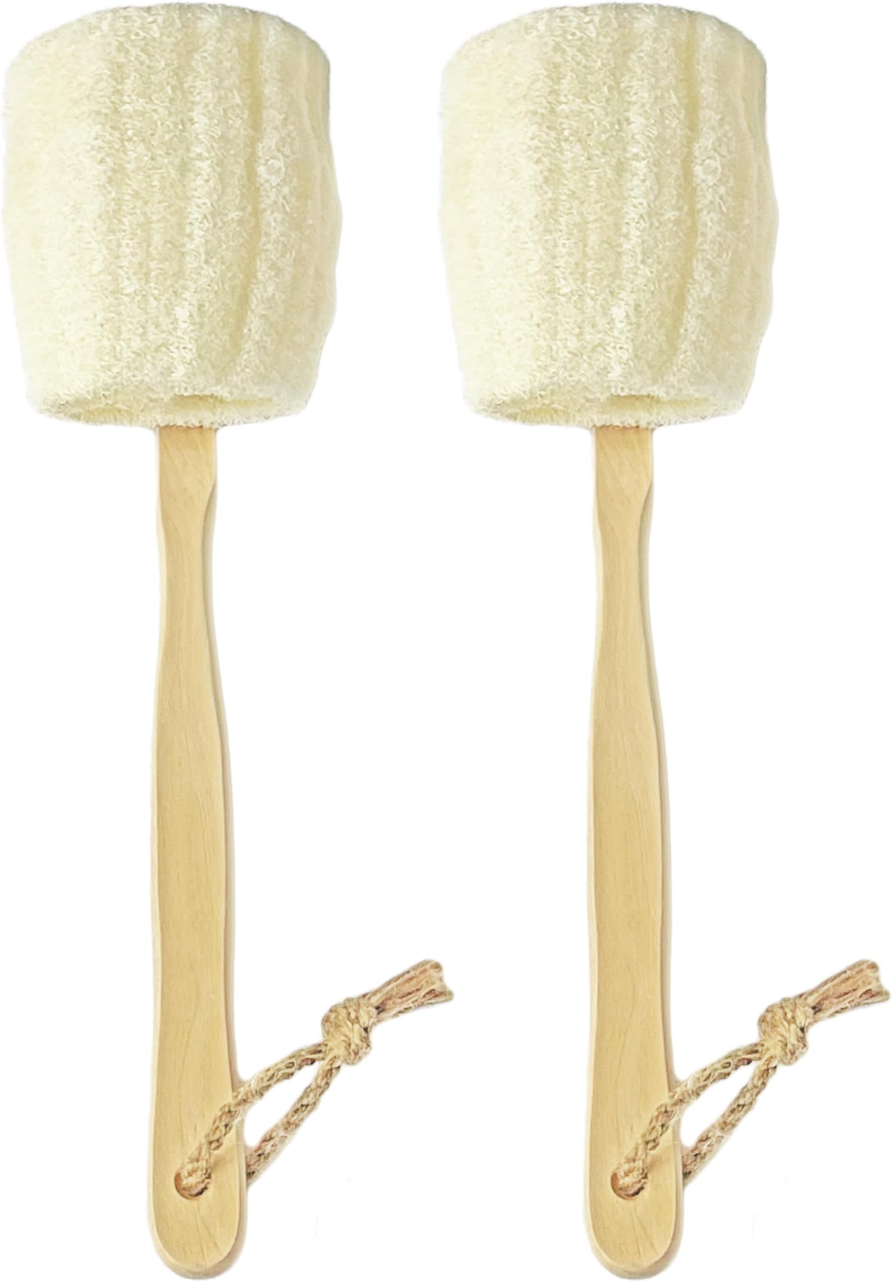 Amazon.com: Back Loofah Scrubber Loofah Sponge Long Back Loofah Shower ...