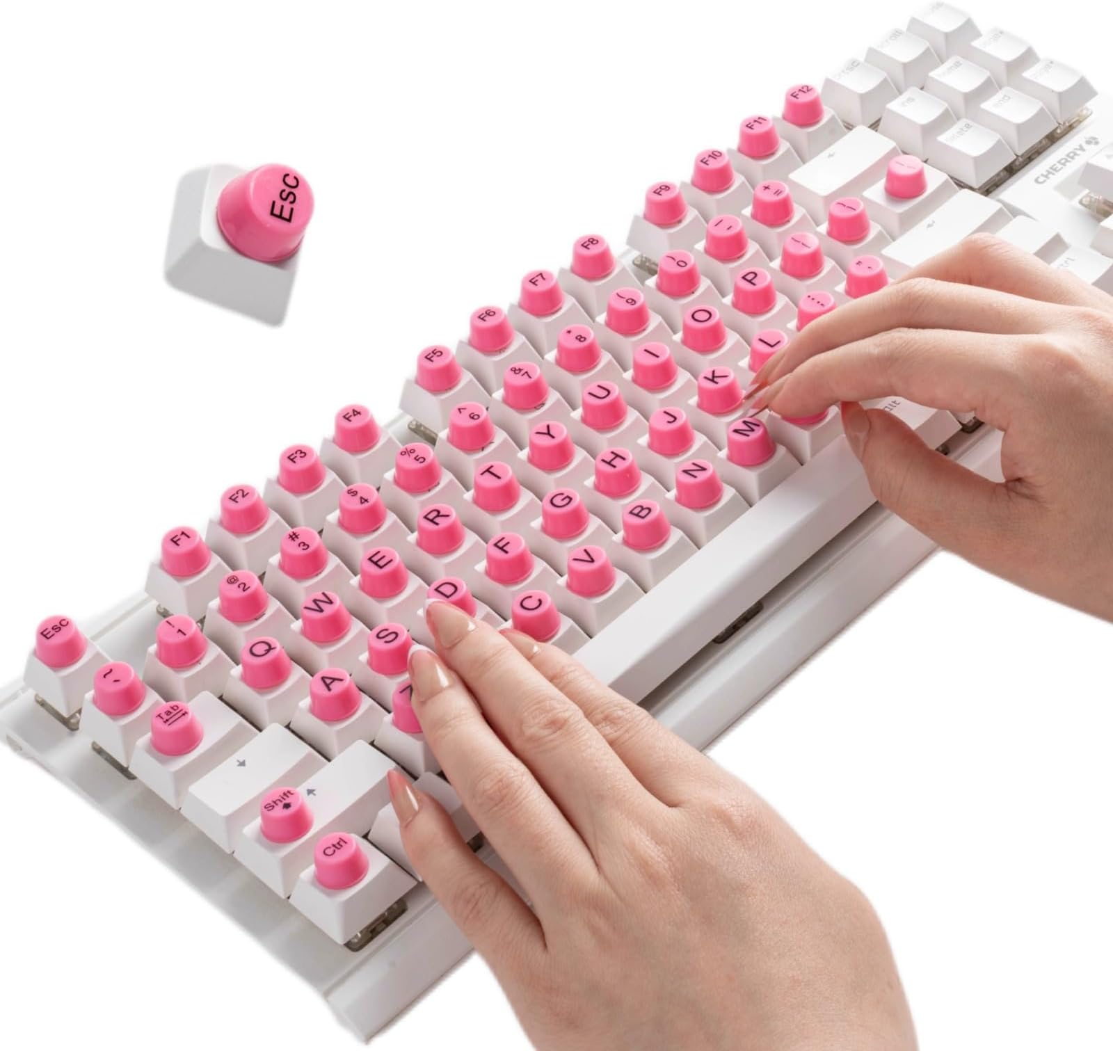 Amazon.com: Raised Keyboard Stickers for Long Nails with Letters, Soft ...