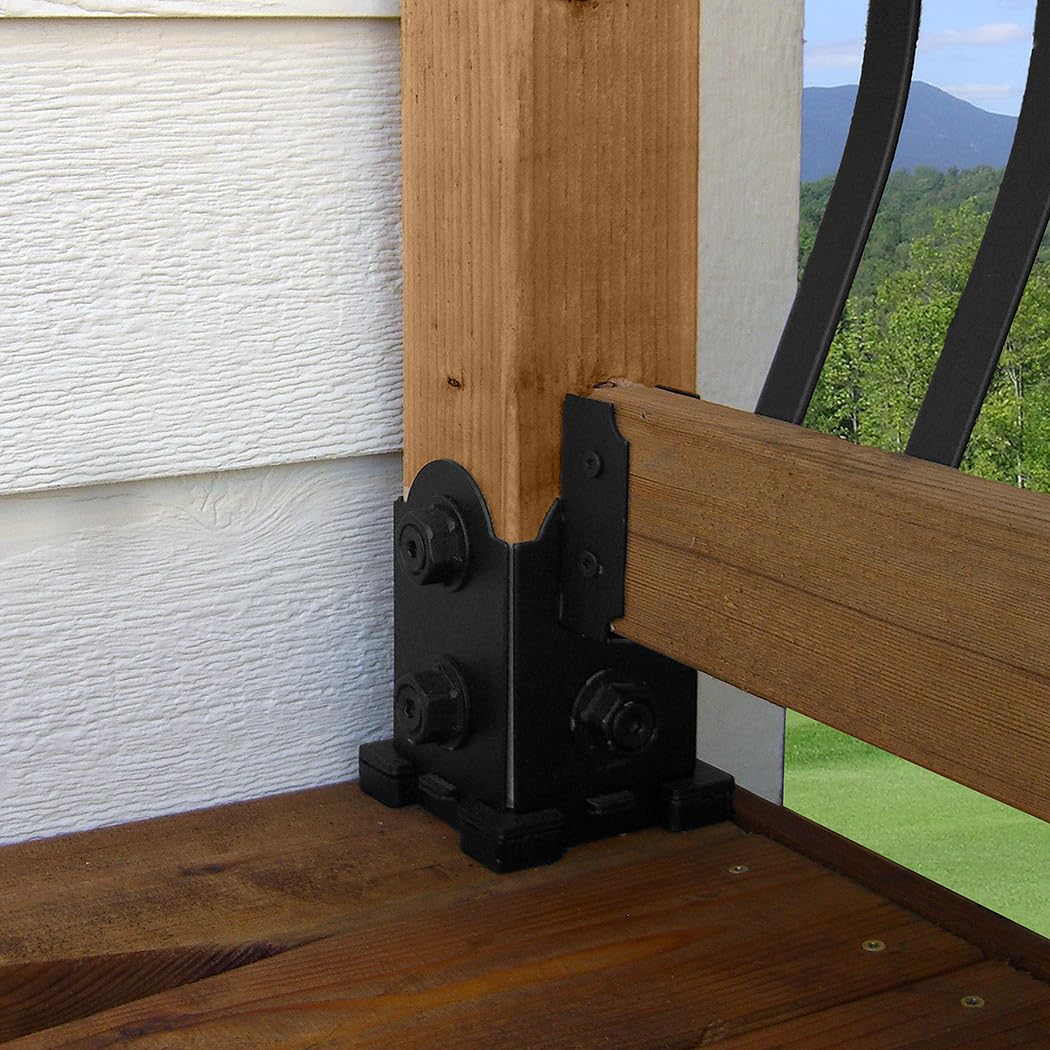 Snapklik.com : Laredo Sunset 6x6 Post Base Single Rail Saddle