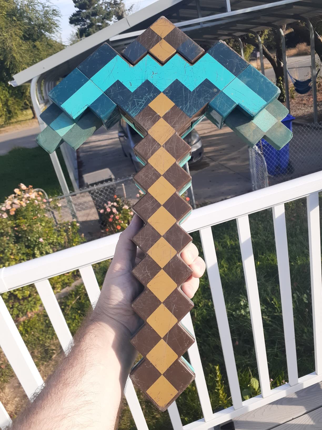 $9/mo - Finance Mattel Minecraft Sword & Pickaxe Set, Kid-Sized ...