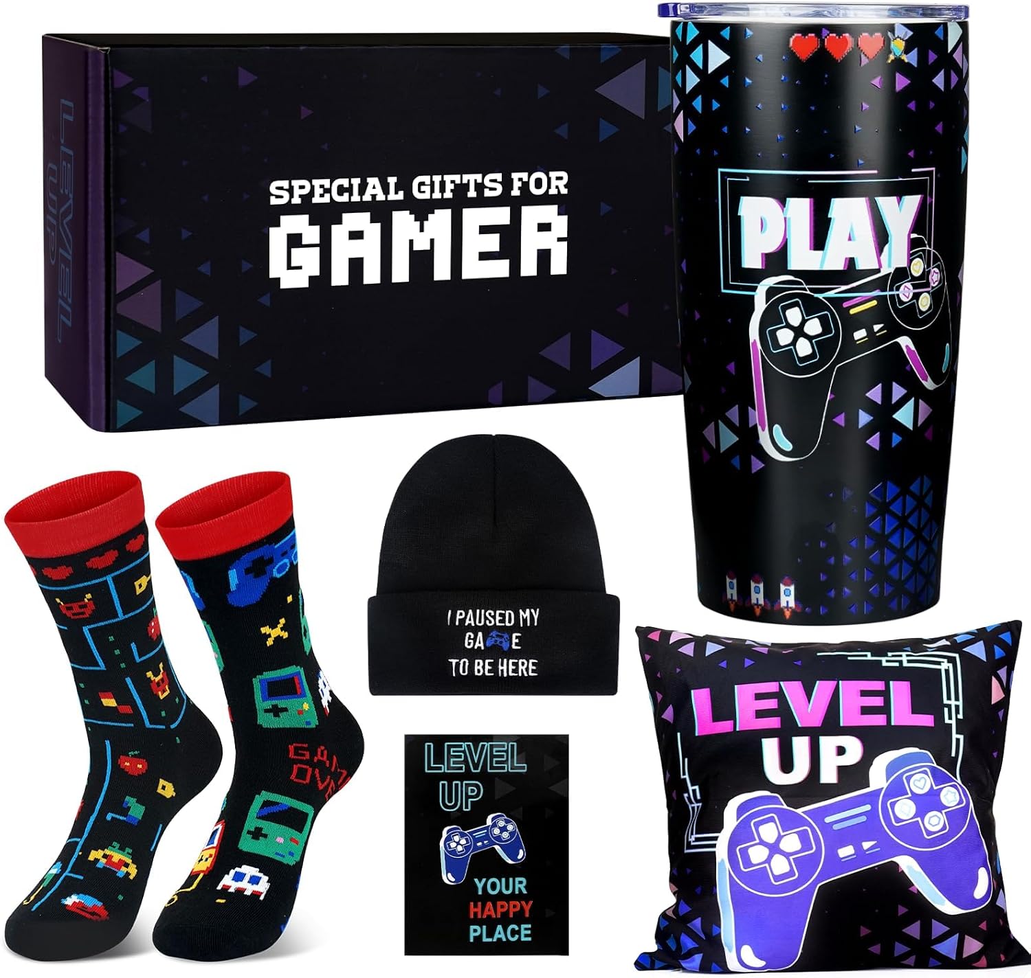 Amazon.com | ANOTION Valentines Day Gamer Gifts for Him-5PCS Gaming ...