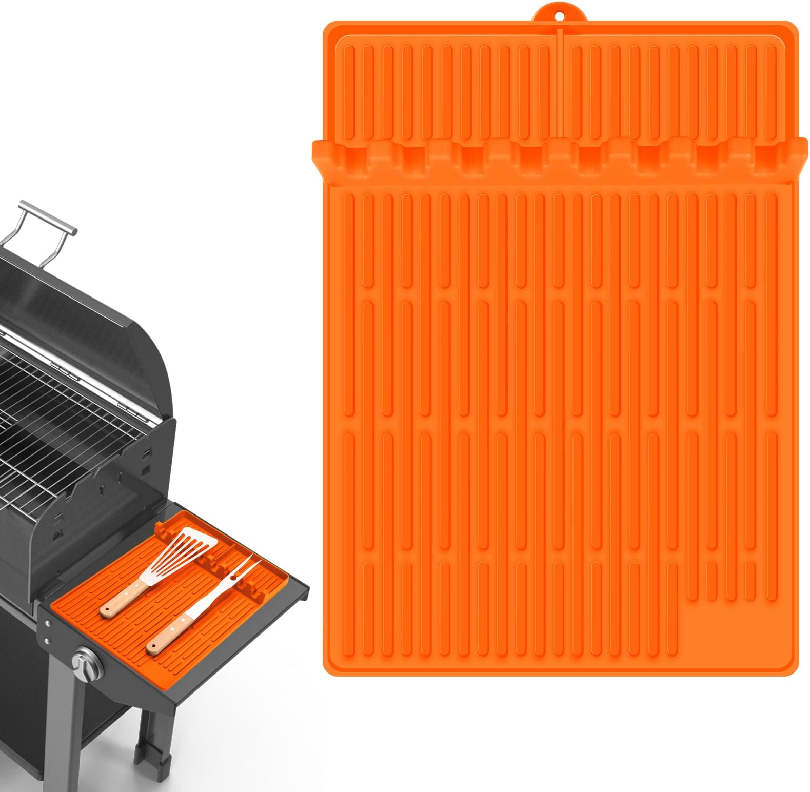 Amazon.com: Generic Silicone Grill Mat for Blackstone, Side Shelf Mat ...