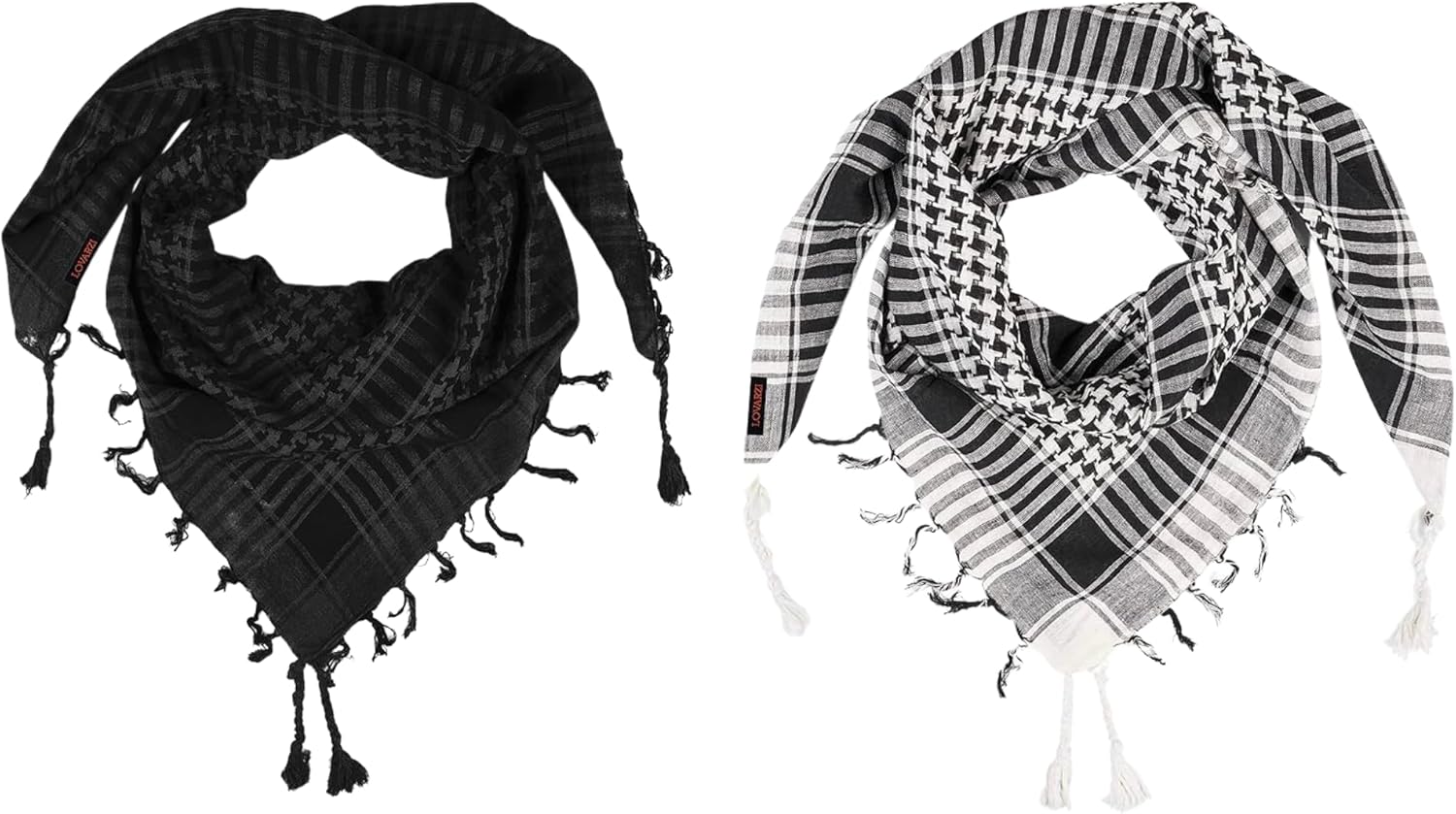 Amazon.com: LOVARZI Desert Scarf Bundle - Tactical Desert Black Scarf ...