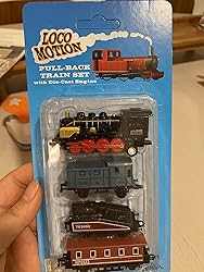 Amazon.com: Toysmith Mini Pull-Back Train Set, Assorted Styles, For ...