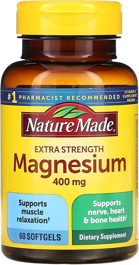 Amazon.com: Nature Made Extra Strength Magnesium Oxide 400 mg, Dietary ...