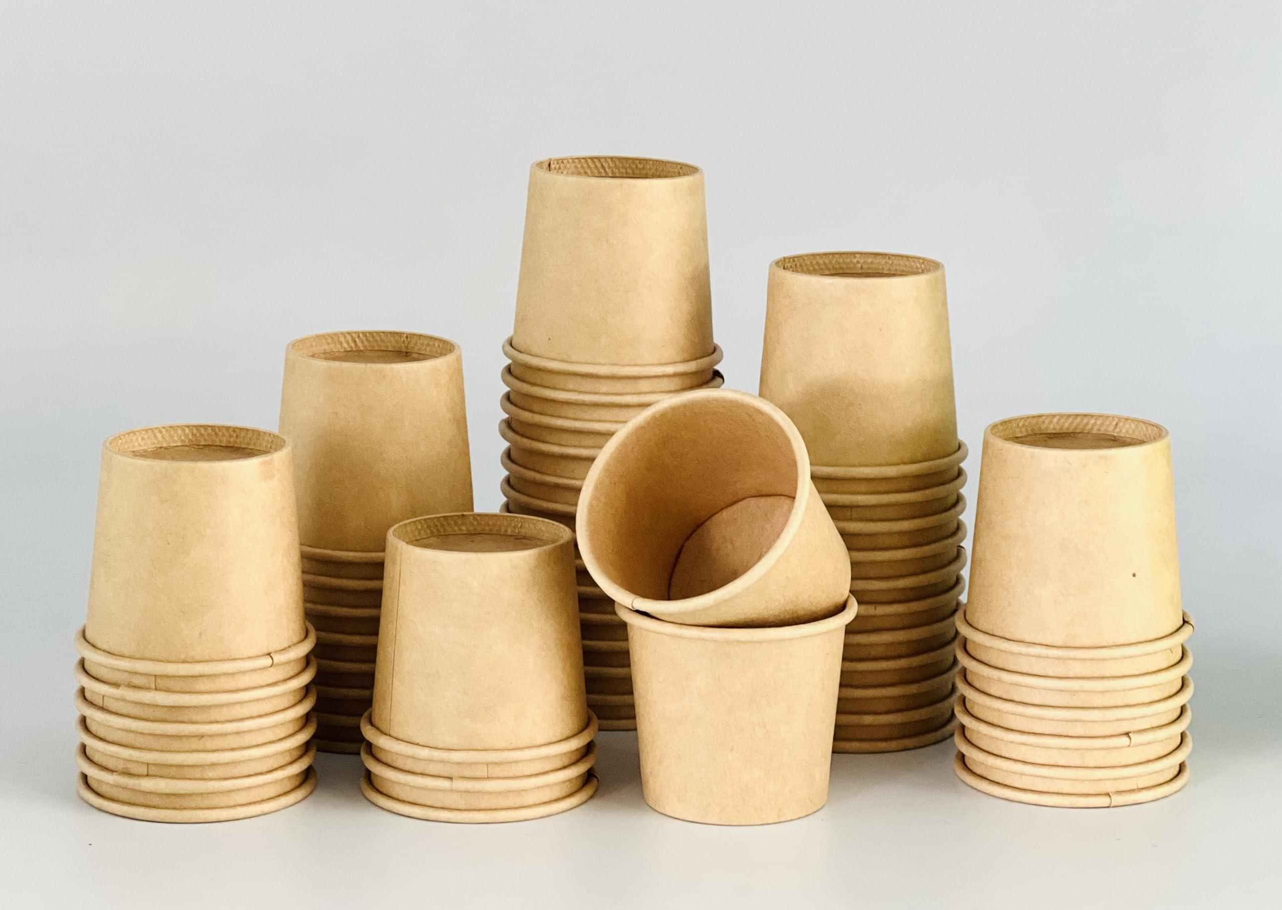 HOT BARGAINS 1000 X 1oz Disposable Kraft Paper Portion Cups for ...