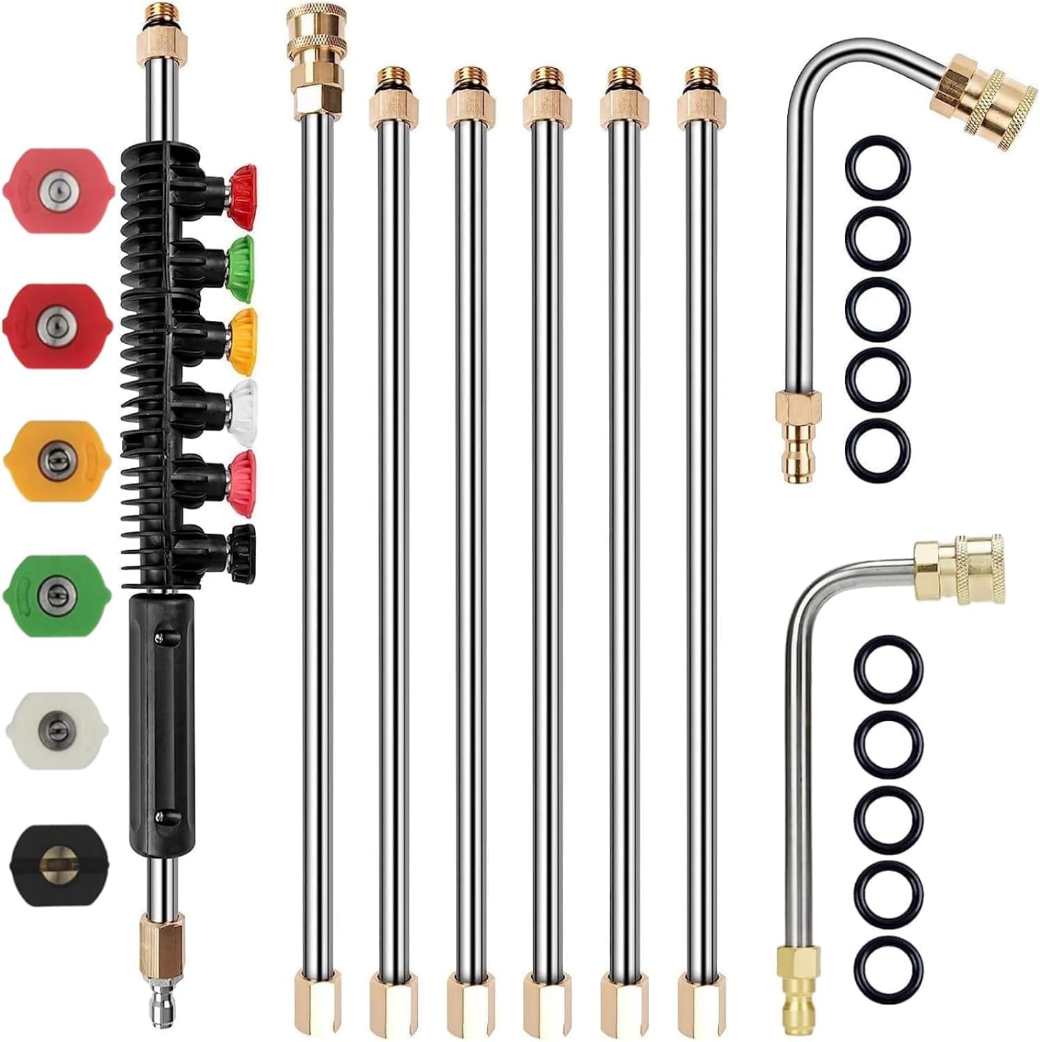 Dasing Gutter Cleaning Tools High Pressure Washer Extension Wands, 4000 ...