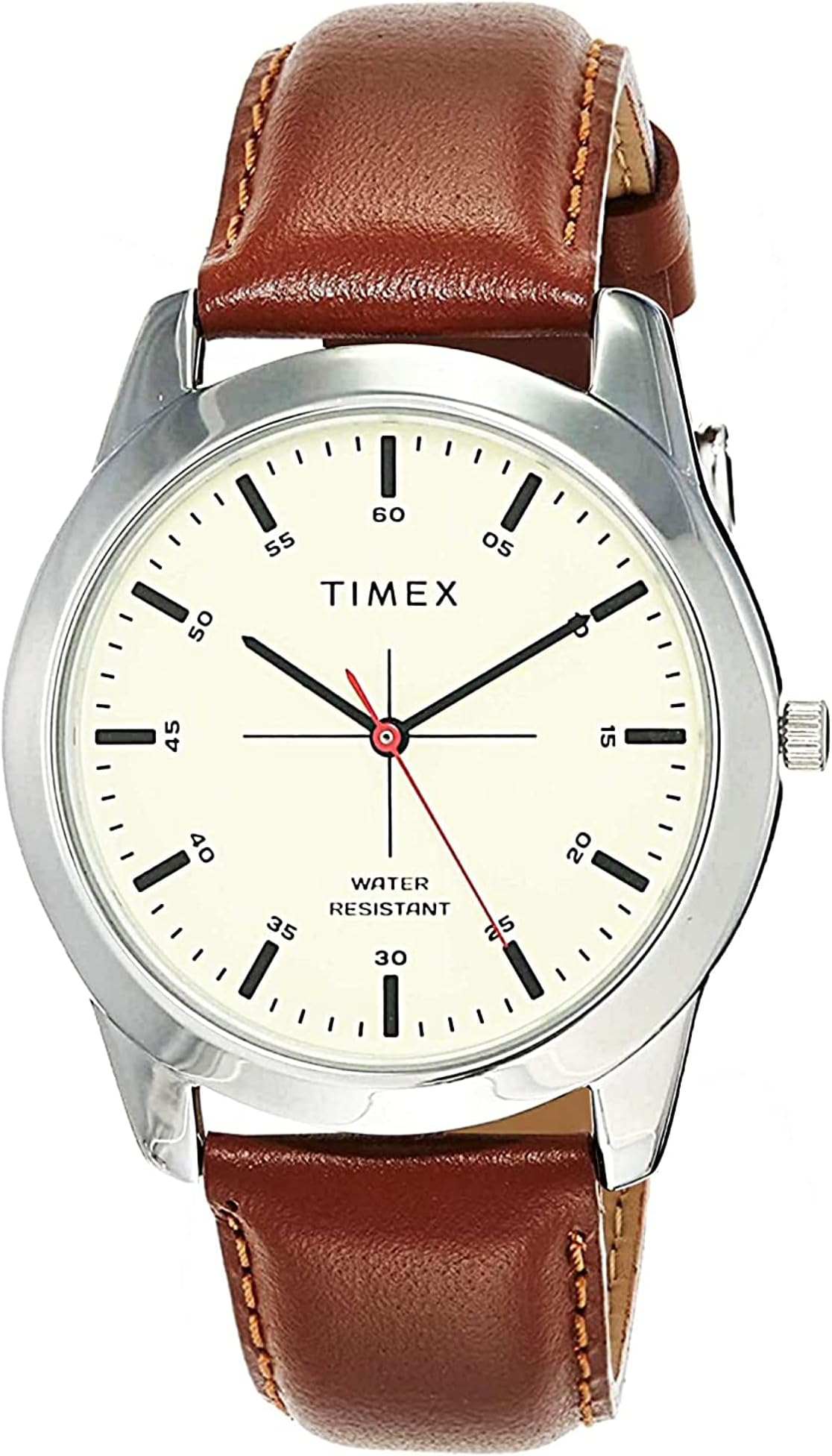 TIMEX Men's Analog White Dial Coloured Quartz Watch, Round Dial Rose ...