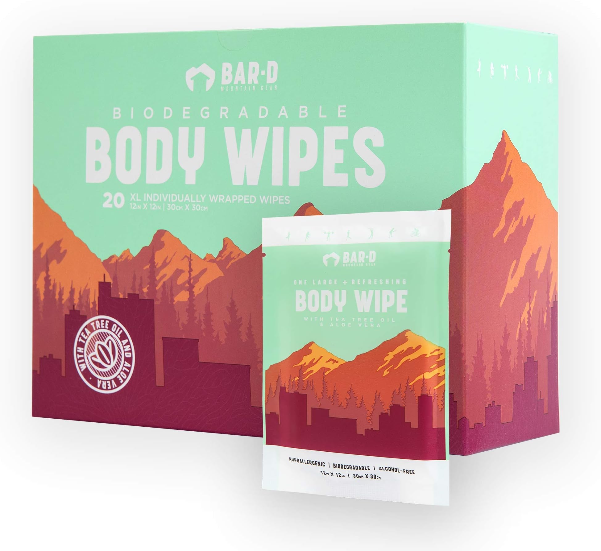 Amazon.com: Calm Line Body Wipes for Women - Unscented Large Body Wash ...