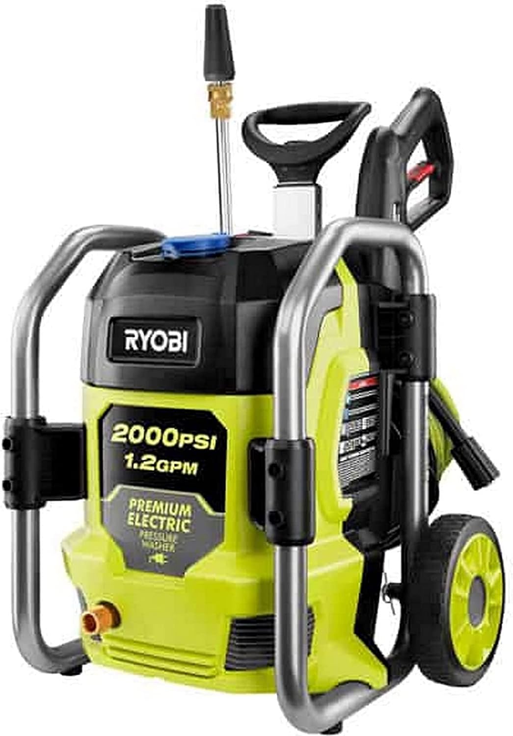 Amazon.com : RYOBI Electric Pressure Washer RY142022 2000 PSI 1.2 GPM ...