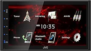 Amazon.com: JVC KW-M180BT Bluetooth Car Stereo Receiver with USB Port – 6.75" Touchscreen ...