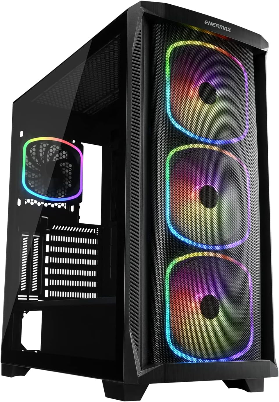Enermax StarryKnight SK30 Black Mid-Tower ATX Gaming PC Case, Pre ...