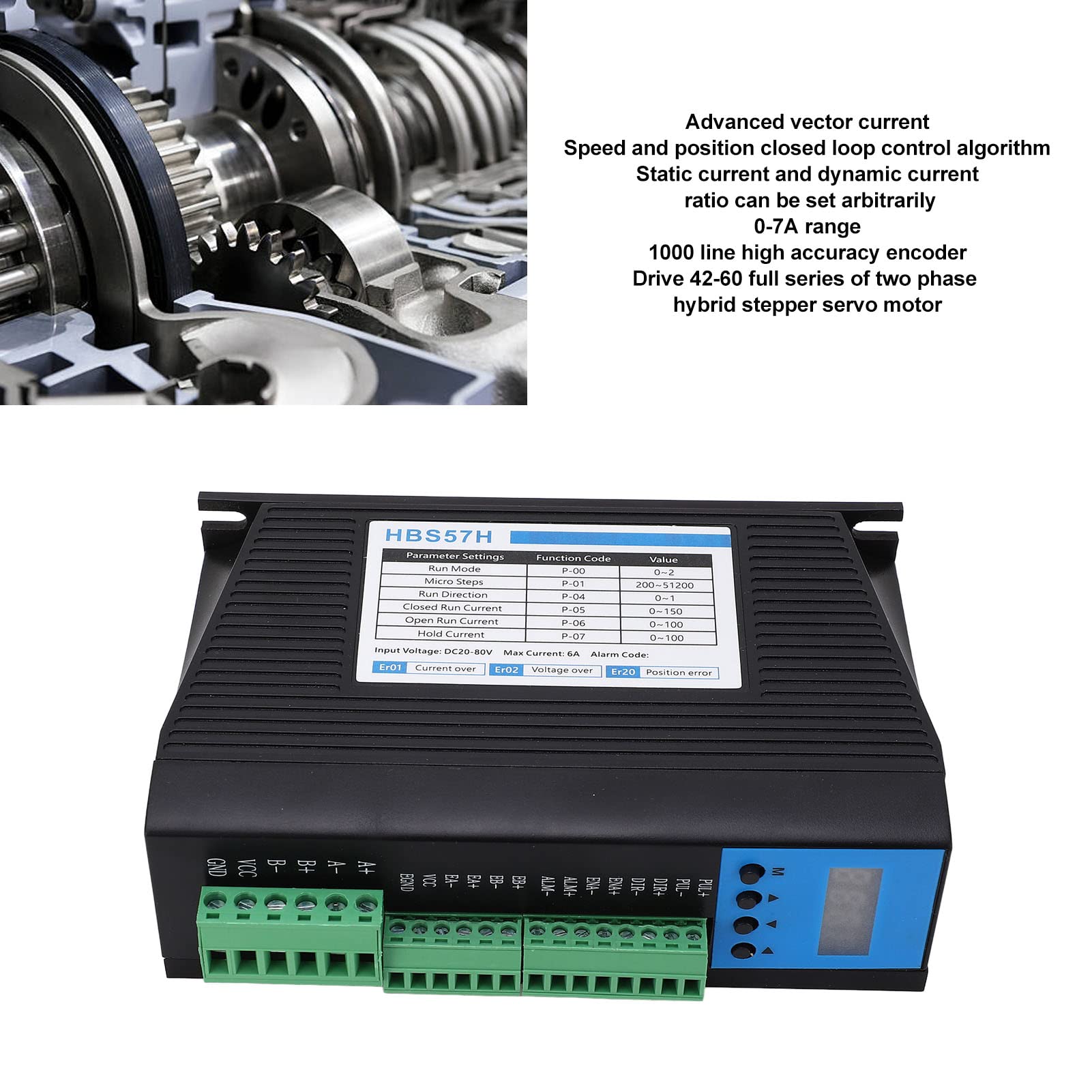 Wiring Diagram DM542 DIGITAL STEPPER Motor Driver 1.0-4.2A 20-50V ...
