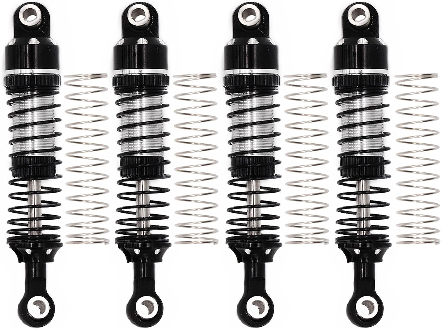 Amazon.com: AMK TRX4M Shocks 52mm Aluminum Front & Rear Shocks Long ...