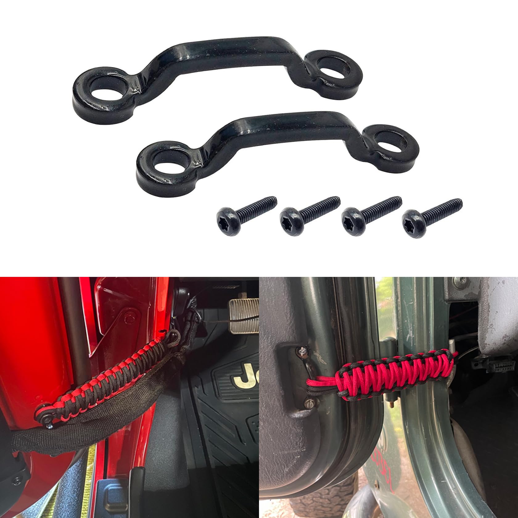 Snapklik.com : Door Limit Strap Footman Loops For Wrangler JK JL JT ...