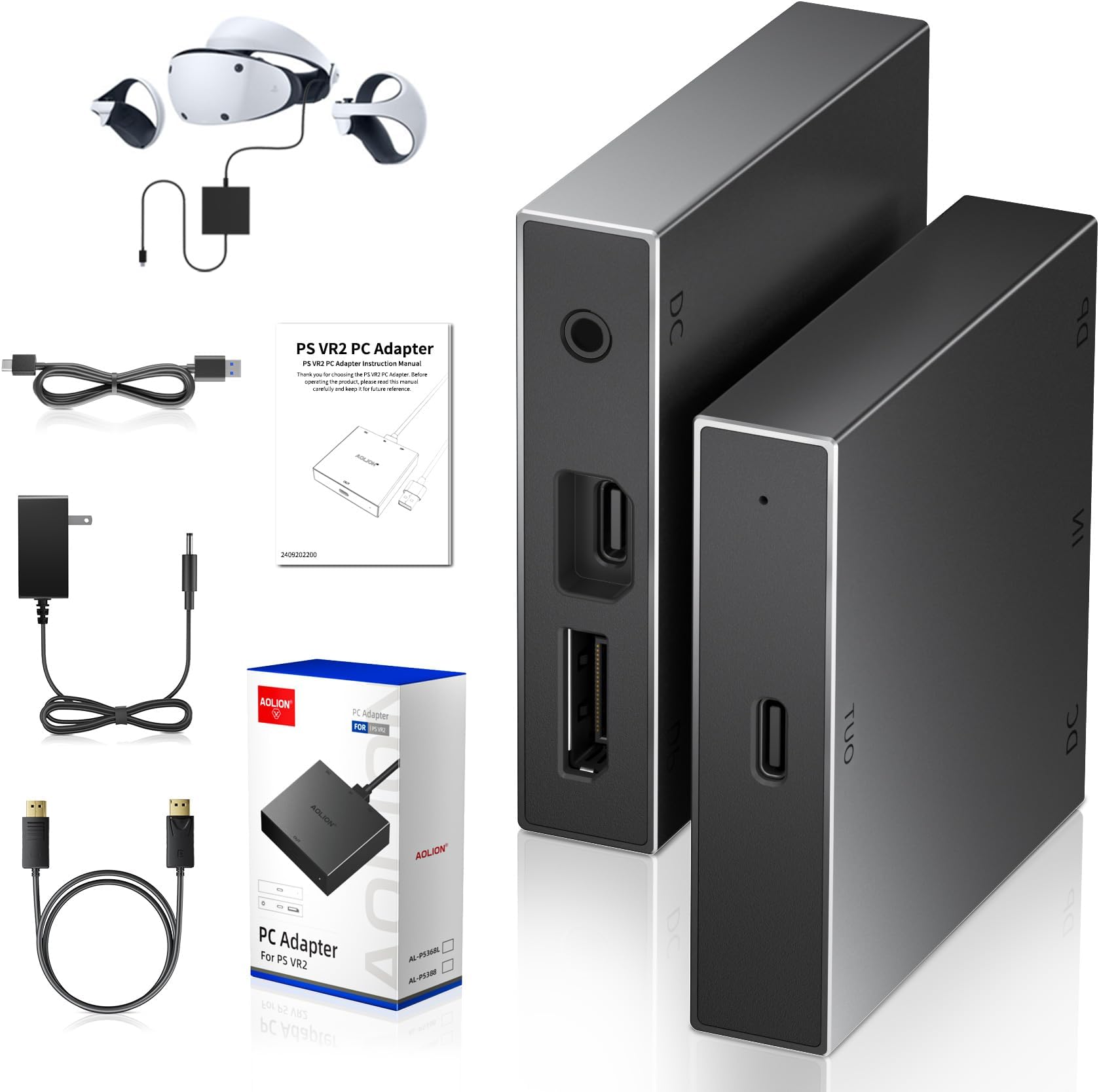 Amazon.com: KOOWOD PSVR2 PC Adapter - PSVR 2 Accessories Kit - Expand ...