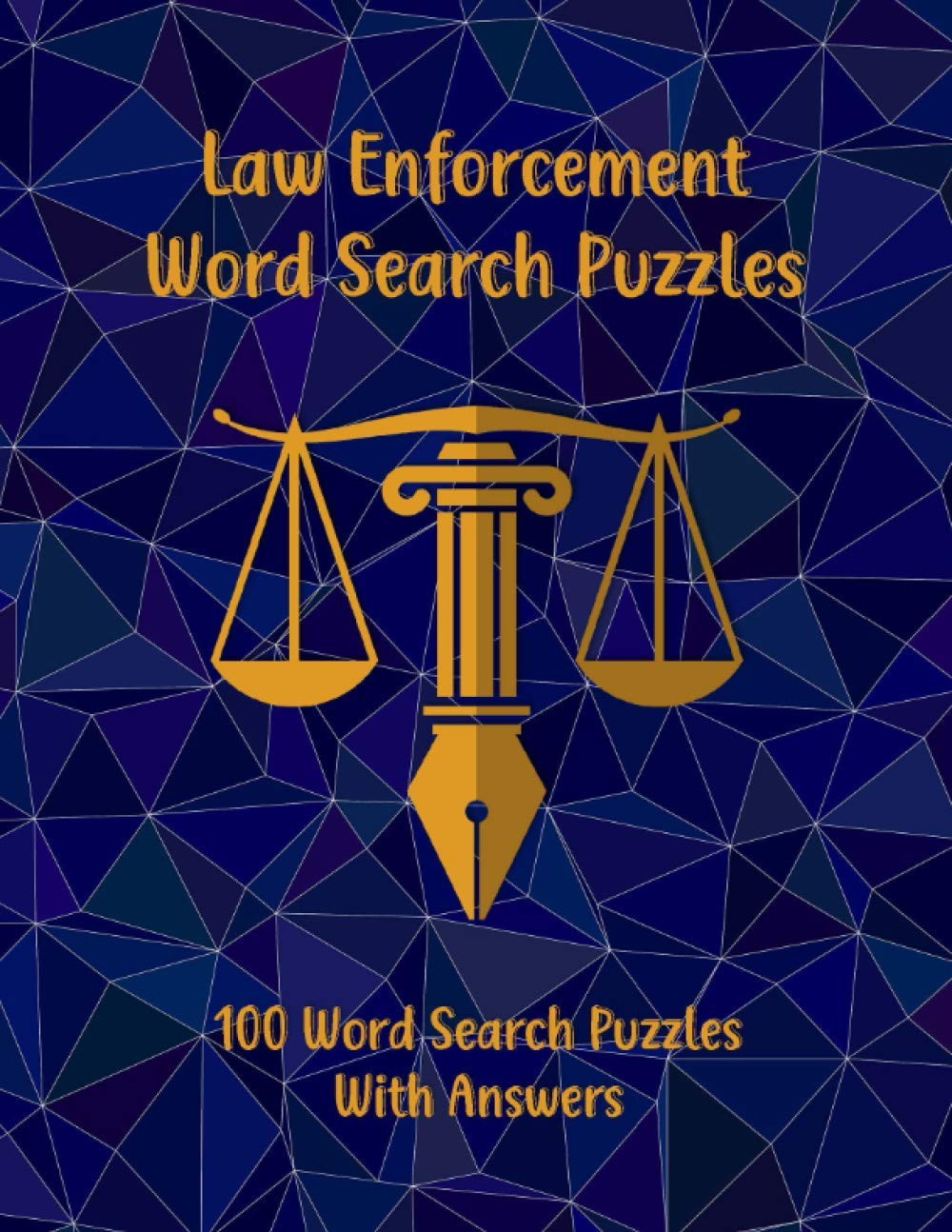Amazon.com: Law Enforcement Word Search Puzzles, 100 Word Search ...