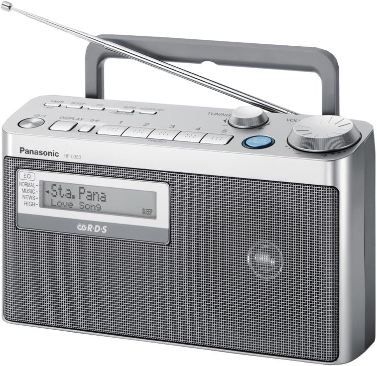 Panasonic RF-U350EG-S Radio portable Tuner numérique 10 mémoires FM ...