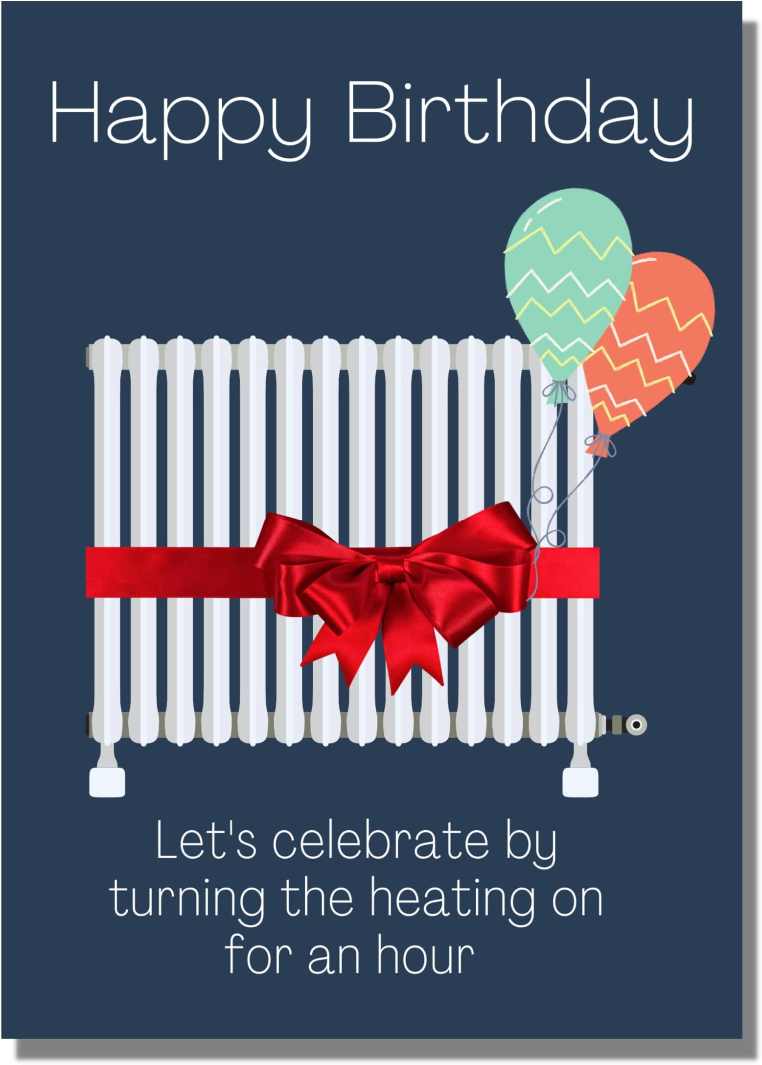 Funny Heating Birthday Card For Grandad, Grandma, Nana Husband, Wife ...