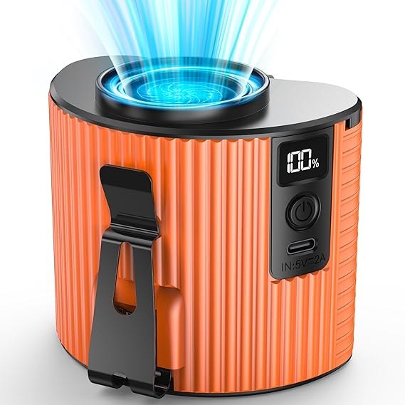 Amazon.com: Portable Mini Waist Fan, Personal Waist Clip On With Max ...