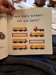 Count the Diggers, Dumper Trucks & Tractors: A Fun Activity Book For 2 ...