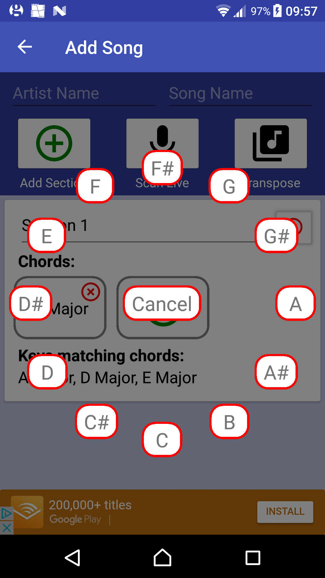 Song Key Finder - App on Amazon Appstore