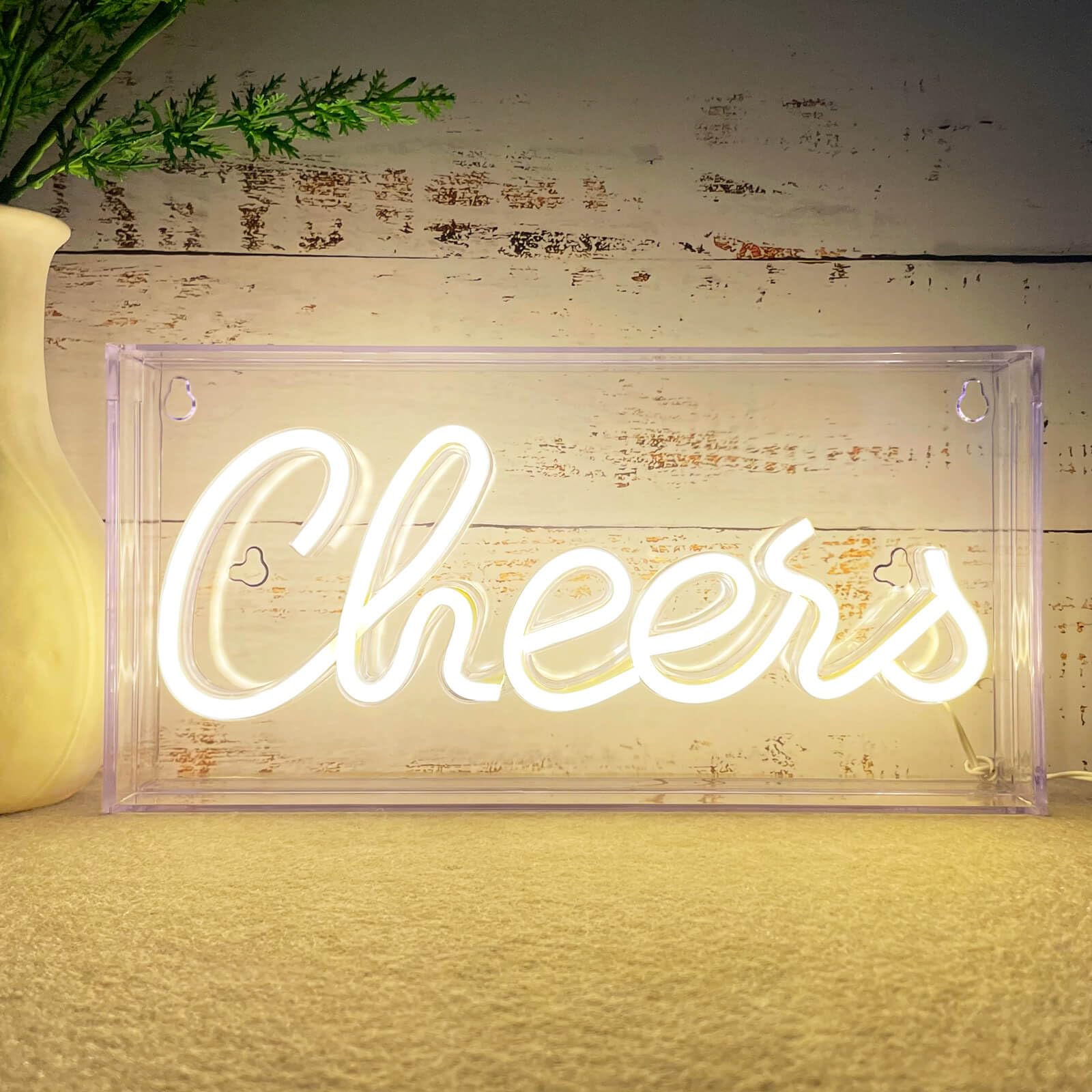 Amazon.com : KUUNEON Cheers Neon Sign Cheers LED Sign for Bar ...