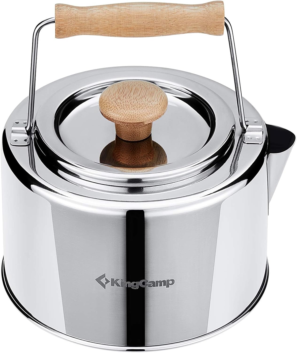 Amazon.com: KingCamp 1.2L Camping Kettle Camp Tea Coffee Pot Large ...