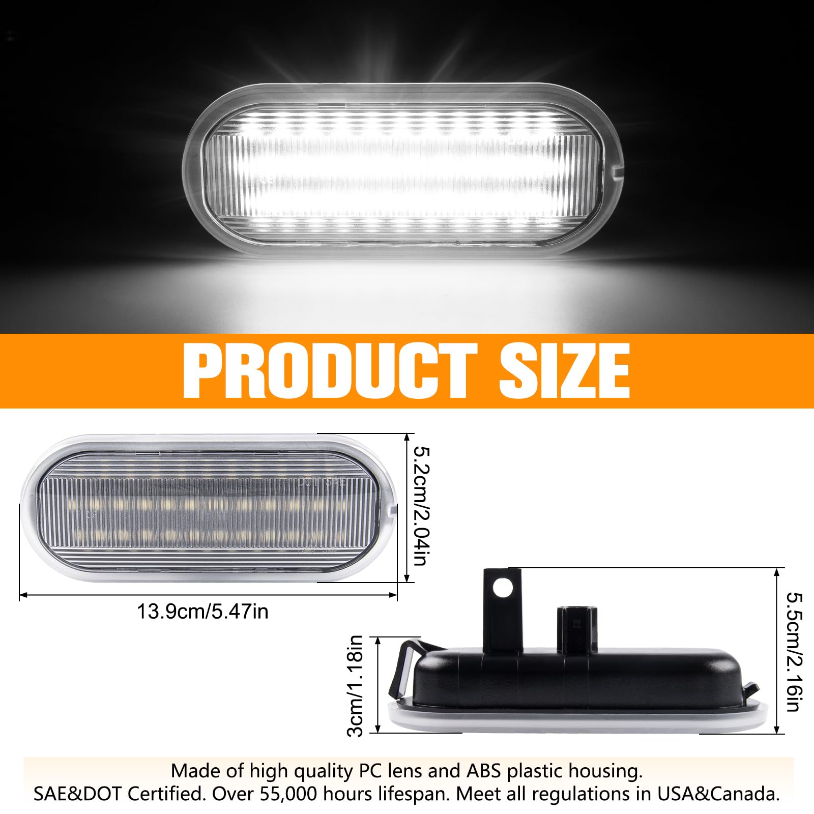 Snapklik.com : Gempro LED Truck Bed Light Cargo Lamp Assembly For Ford ...