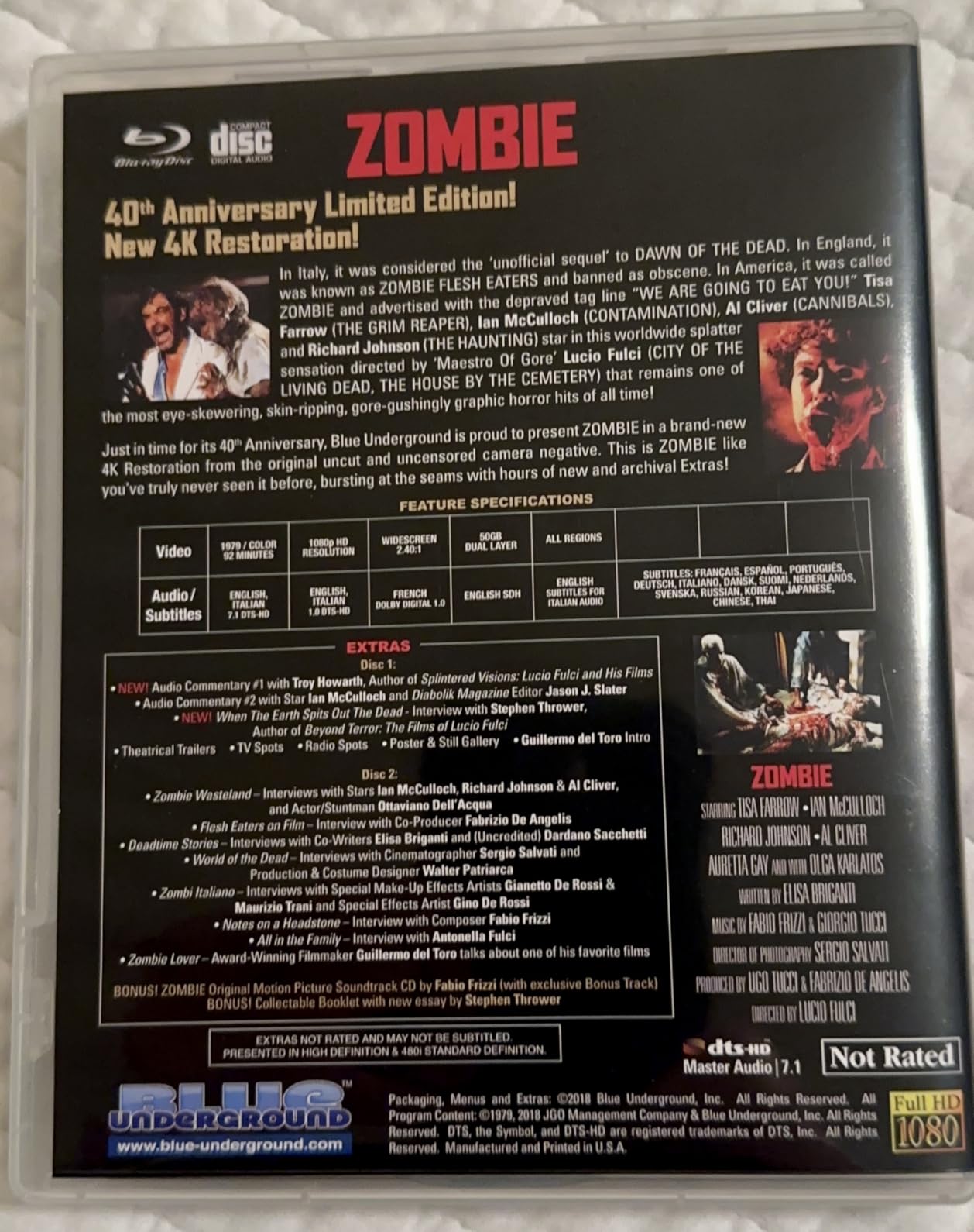 Amazon.com: Zombie (cover B Splinter) : Tisa Farrow, Ian McCulloch ...