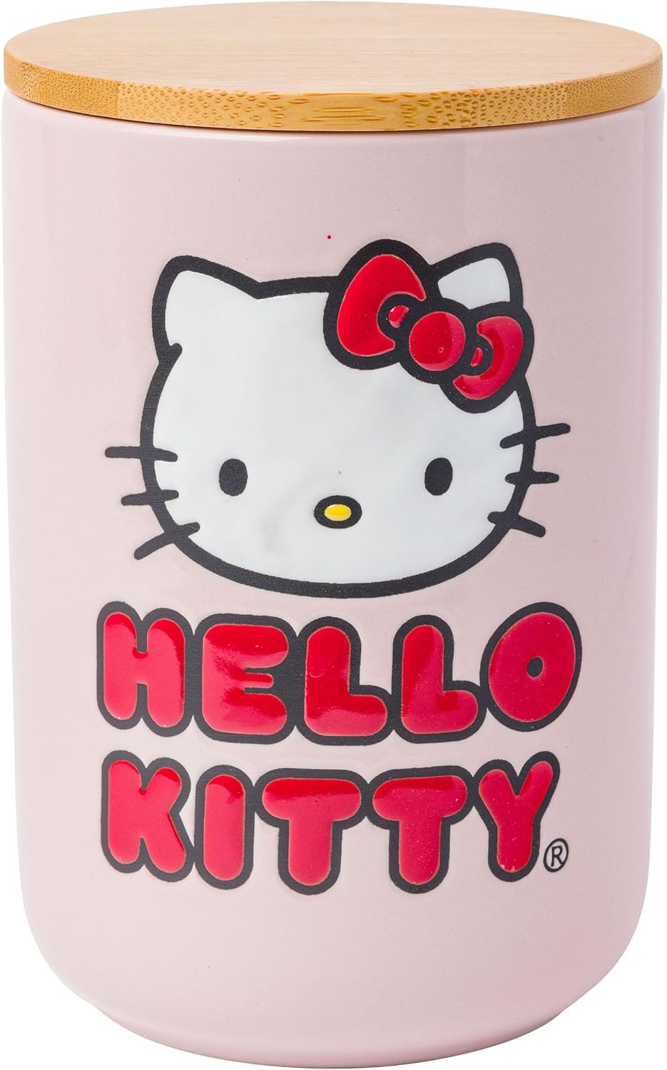 Amazon.com: Silver Buffalo Sanrio Hello Kitty Wax Resist Ceramic Cookie ...