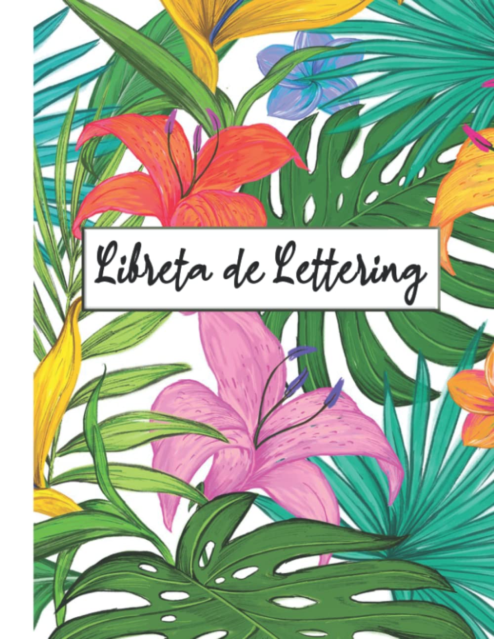 Buy Mi libreta de Lettering: Libreta de 120 hojas con illas de punteado ...