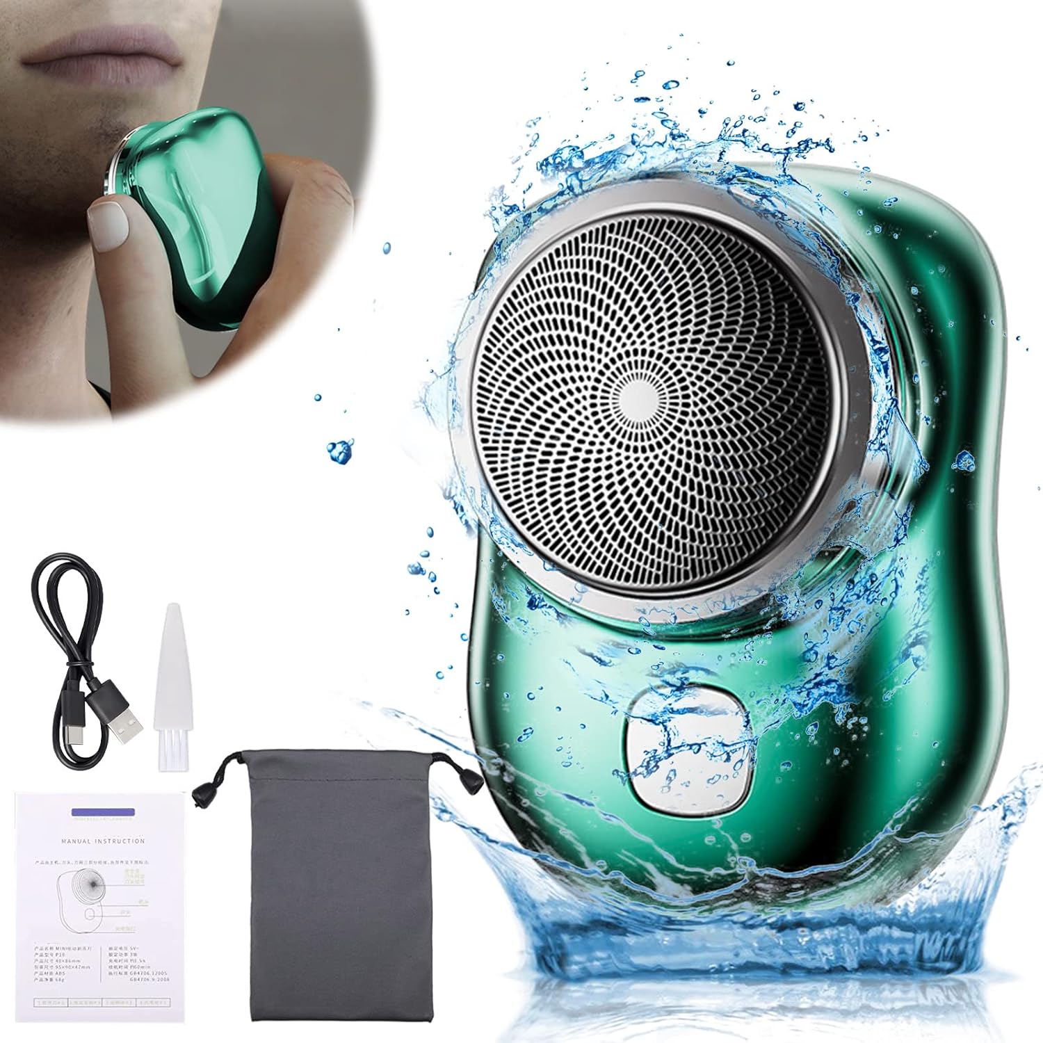 Mini Shave Tragbarer Elektrorasierer Usb Minirasierer Mini ...