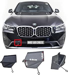 Amazon.com: Trimla Front Tow Cover for 22-24 BMW X4 G02 LCI Fit 20dX 20iX 25dX 30dX 30iX M40dX ...