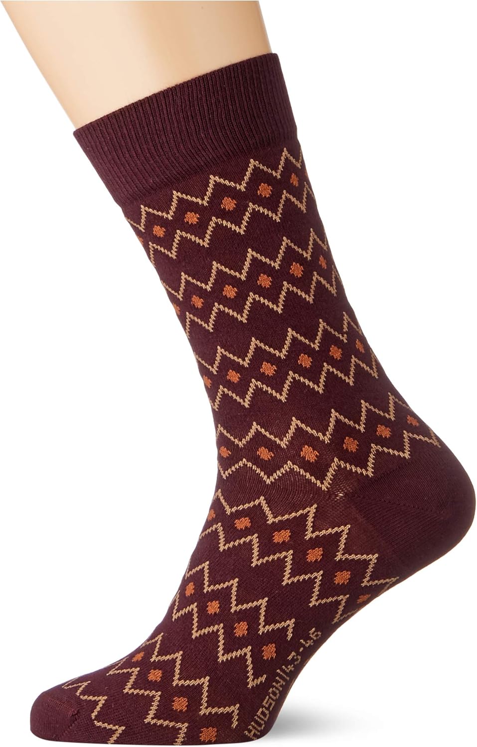 Hudson Men's Chimney Socks, Aubergine, 39/42 : Amazon.co.uk: Fashion