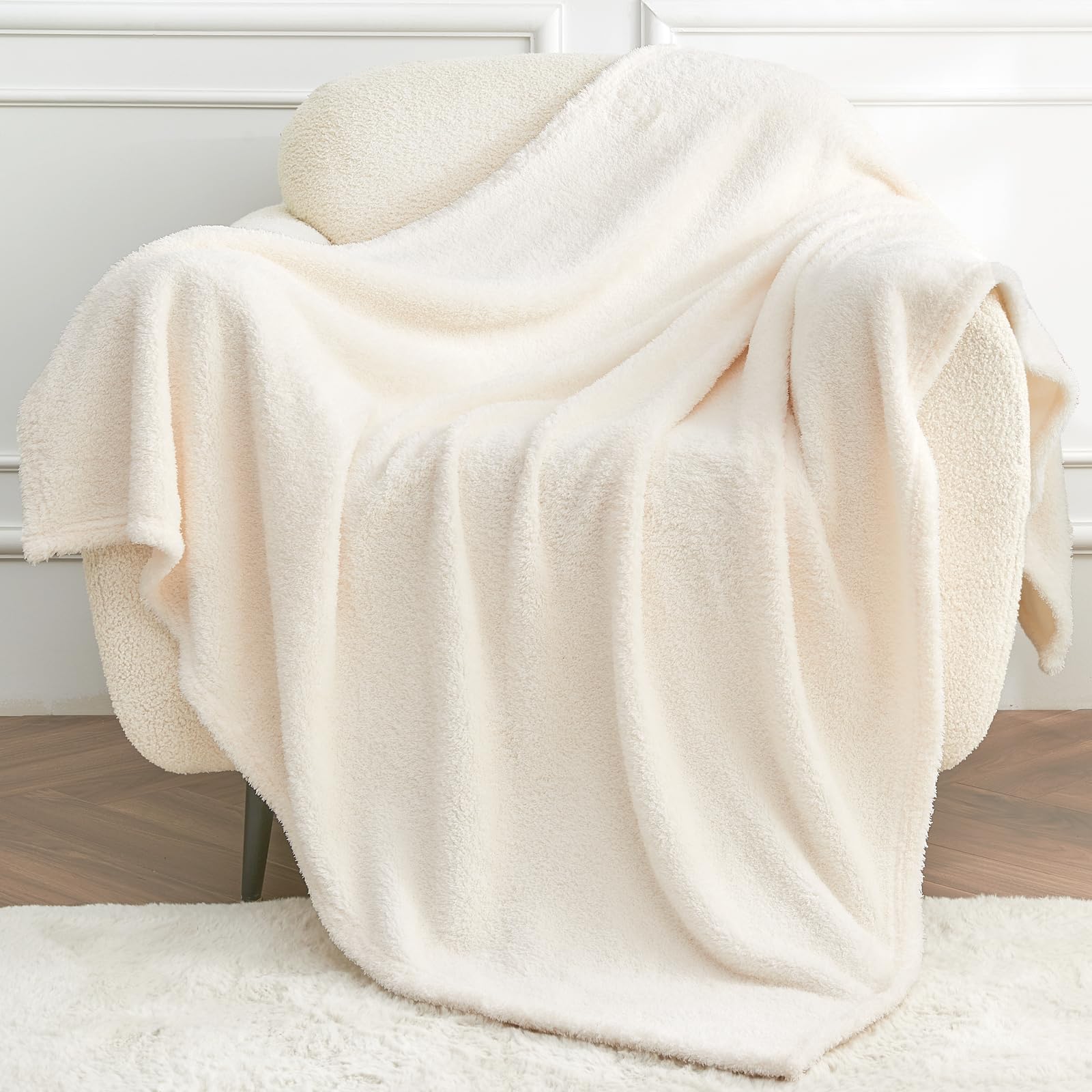 Amazon.com: DISSA Throw Blanket, Super Soft Cozy Fuzzy Plush Warm ...