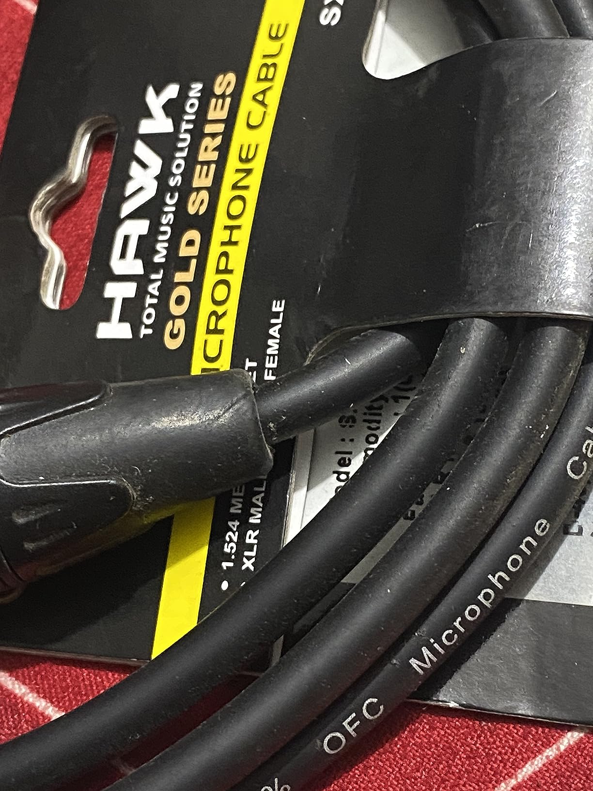 Hawk Proaudio Hawk SXFG005 Gold Series XLR Male to Female Microphone ...