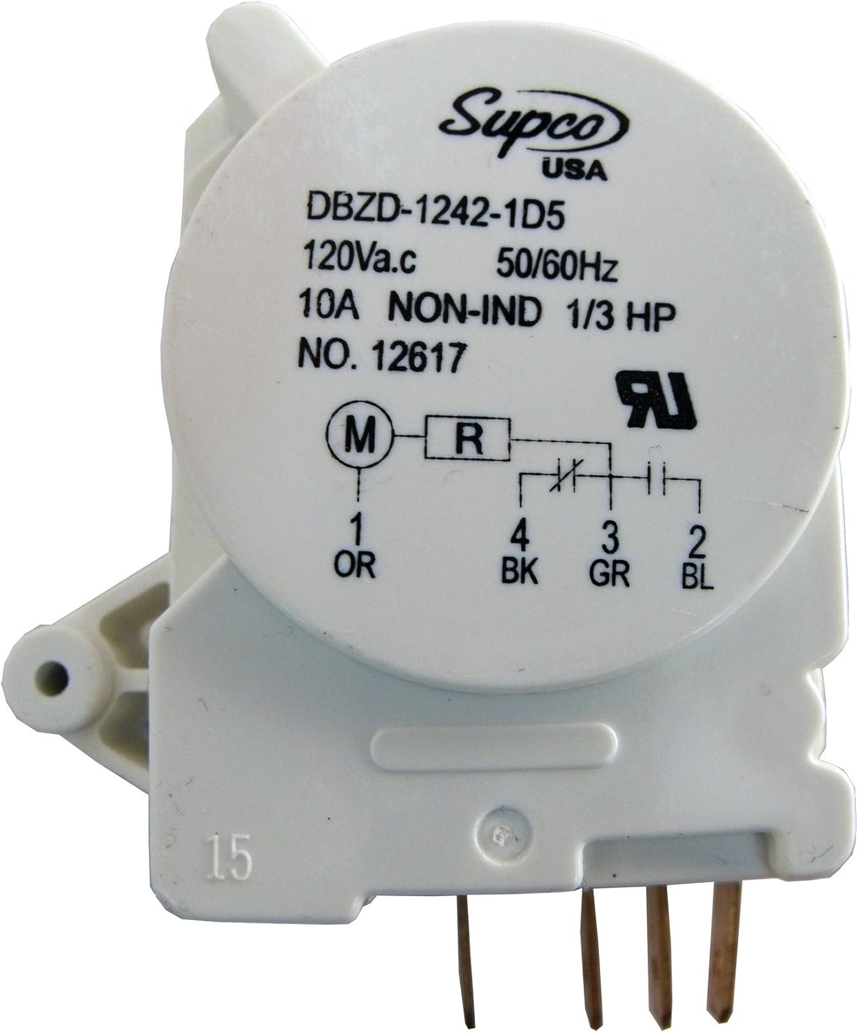 Amazon.com: Supco SC954 Defrost Timer Replaces GE WR09X0483, WR9X10111 ...