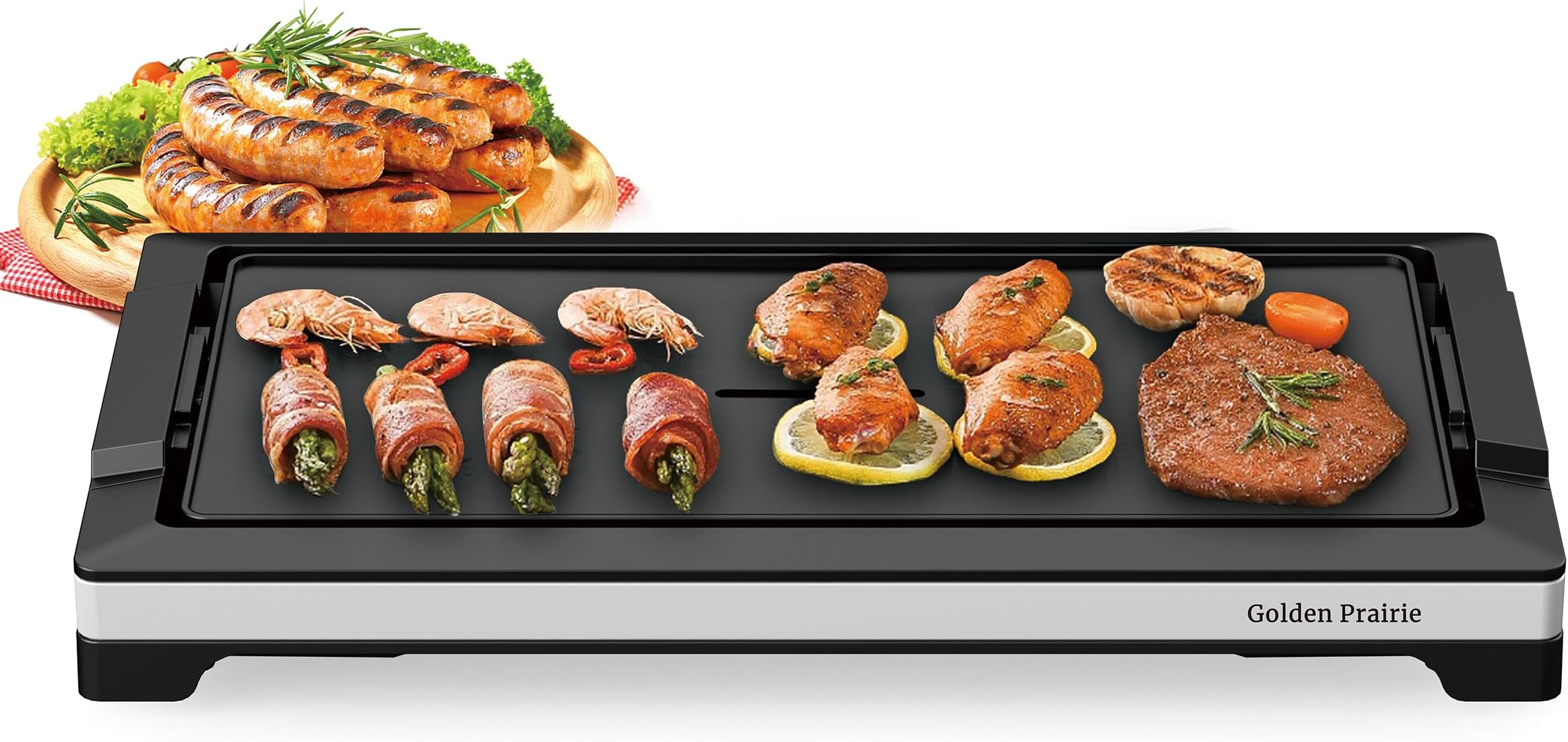 Amazon.com: BELLA Electric Griddle with Crumb Tray - Smokeless Indoor ...