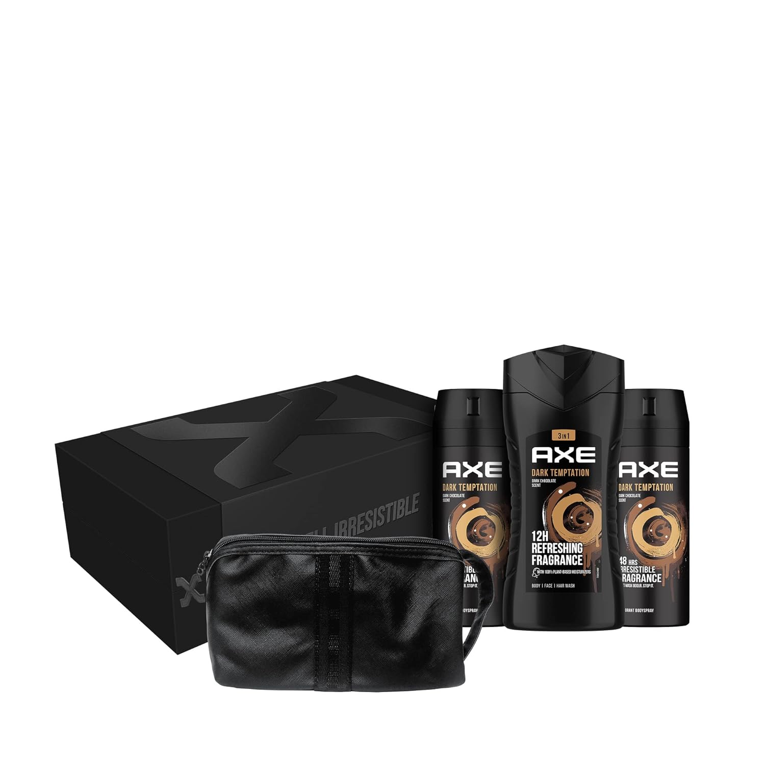 Axe Geschenkset Dark Temptation Pflegeset mit Bodysprays, Duschgel und ...